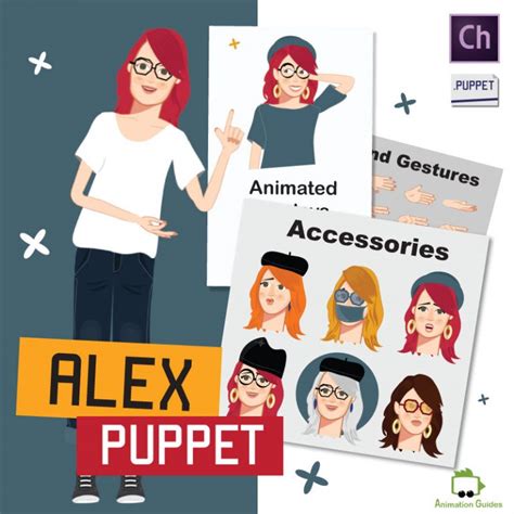 Alex Female Puppet For Adobe Character Animator