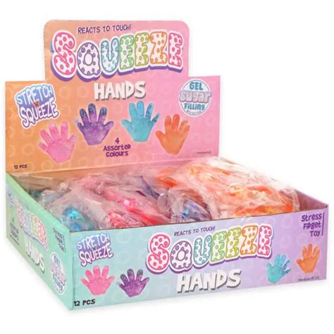 Stretch And Squeeze Sugar Filled Squishy Hand Uk