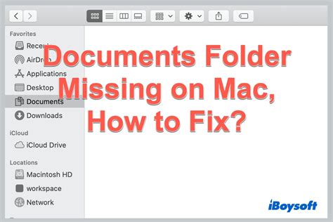 5 Methods Documents Folder Missing On Mac What To Do