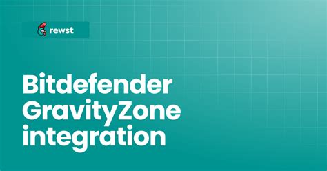 Bitdefender Gravityzone Integration Rewst Documentation