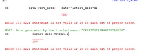Solved Error 180 322 Statement Is Not Valid Or It Is Used Out Of
