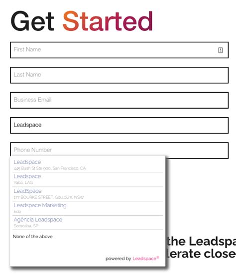 SmartForms Setup Guide Leadspace