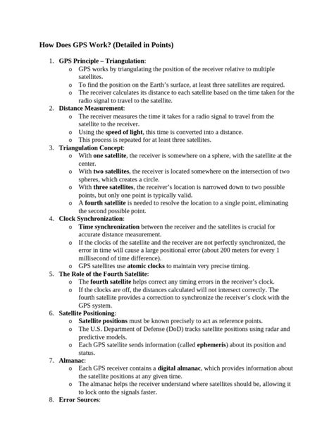 How Does Gps Work Pdf Global Positioning System Image Resolution