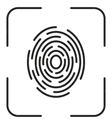 Premium Vector Fingerprint Scanner Icon