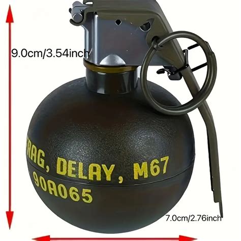 M67 Grenade Model Kit 1 1 Scale Cosplay Accessory Abs Material