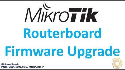 How To Upgrade Mikrotik Firmware Mikrotik Maintenance Youtube