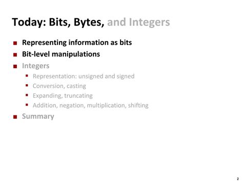 Ppt Bits And Bytes Csci 2021 Machine Architecture And Organization