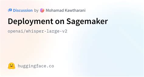 Openaiwhisper Large V2 · Deployment On Sagemaker