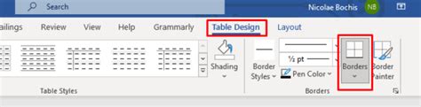 How To Make And Customize A Table In Microsoft Word