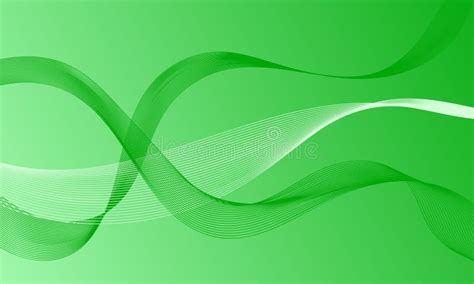 Red Lines Wave Curve With Soft Gradient Abstract Background For Artwork Design Stock