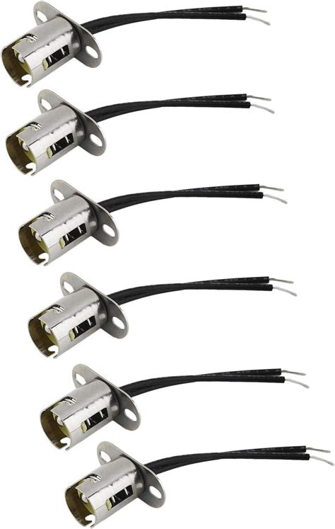 Augeny 2pcs Car Light Bulb Socket Ba15s Led Bulb Light Lamp Socket Adapter 1156