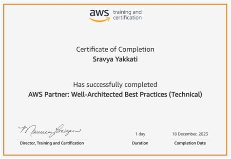 Sravya Yakkati On Linkedin Aws Certification Wellarchitected