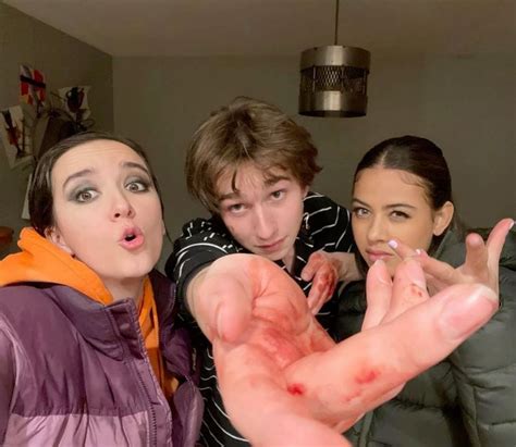 Abby Corrigan Adrian Greensmith And Sage Linder Actors Film Books