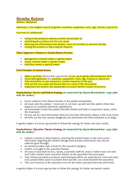 Kaizen Blitz And Gemba Kaizen Difference Pdf Lean Manufacturing Innovation