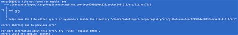 Error When Running Wasm Pack Init With The Actix As A Dependency