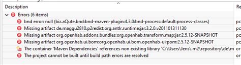 Build Errors After Step 9 In Eclipse Ide Setup Ide And Build Openhab Community