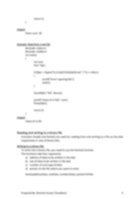 SOLUTION C Programming File Handling Studypool