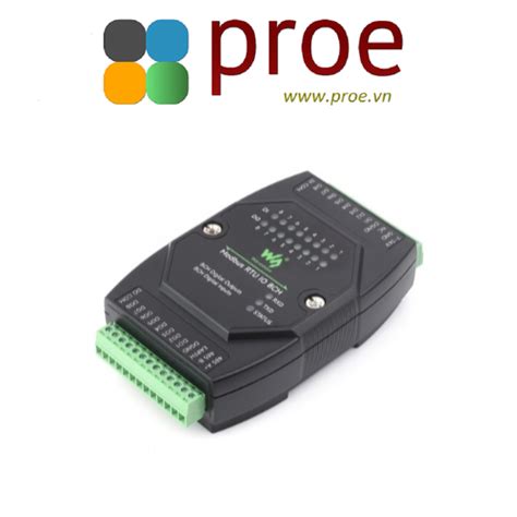 Industrial 8 Ch Digital Input And Output Module Dc 7~36v Wide Voltage Power Supply Modbus Rtu