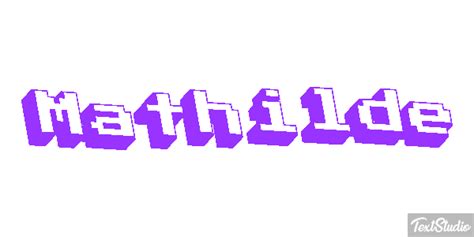 Mathilde Name Animated  Logo Designs