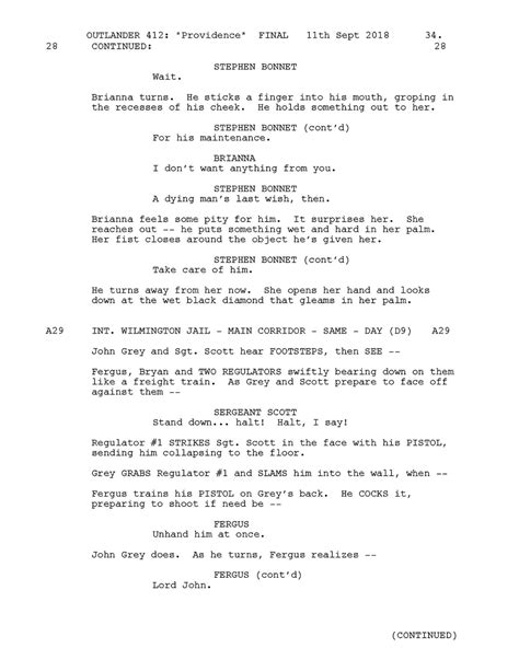 Script For Providence Outlanderwatch Script For Providence Outlanderwatch
