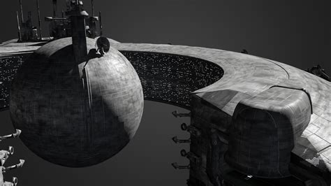 Lucrehulk Class Battleship 3d Model Cgtrader