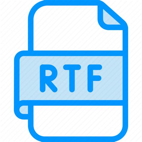 Rich Text Format File Icon Download On Iconfinder