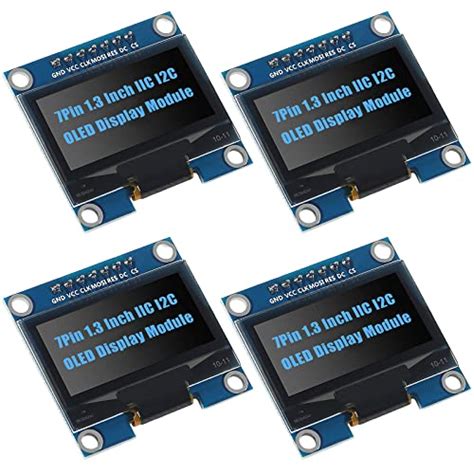 4pcs 1 3 Oled Display Module I2c Spi Serial 128x64 Ssh1106 Ssd1306 Oled Lcd Display Lcd Module