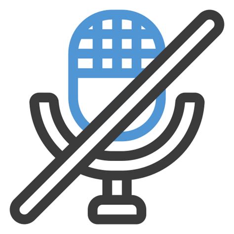 Mute Mic Microphone Audio Voice Icon Download On Iconfinder