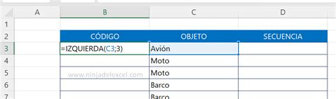 Aprenda A Generar Códigos Alfanuméricos Automáticos En Excel Ninja Del Excel