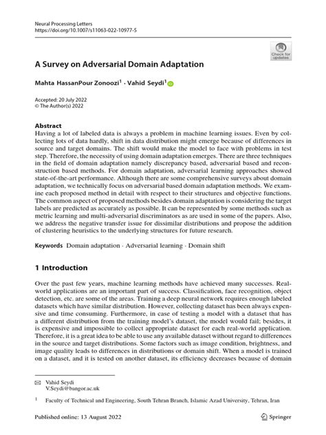 Domain Adaptation In Gan Pdf Artificial Neural Network Machine Learning