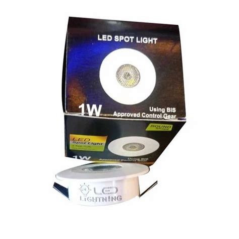 1w Pl Led Spot Light Round At Rs 60piece In Muzaffarnagar Id