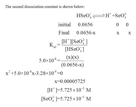 Answered Calculate The H30 And The SeO42 Bartleby