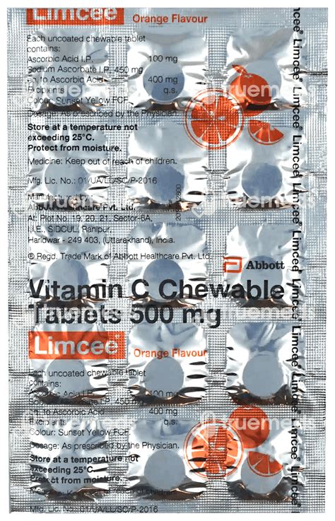 Limcee Chewable Tablet Boost Immunity With Vitamin C Buy Online