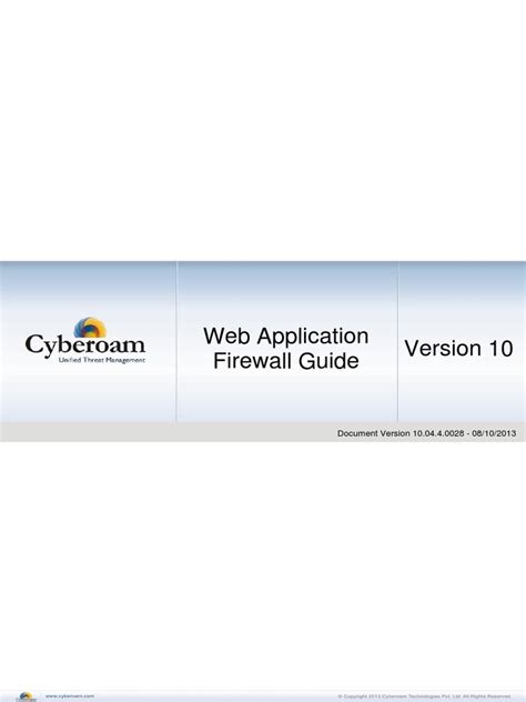 web application firewall guide document version 10 04 4 0028 08 10 2013 pdf port