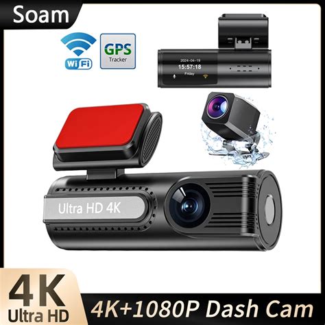 Ultra Hd 4k Dash Cam For Car Dvr 4k1080p Front Rear Dash Camera With