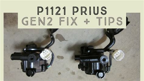 Toyota Prius Check Engine Light Code P1121 Shelly Lighting