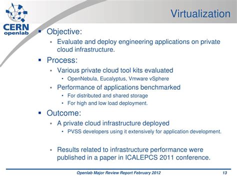 PPT Siemens Openlab Major Review February 2012 PowerPoint Presentation ID 2154221