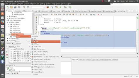 How To Create A Jsp And Servlet On Netbeans 802 Youtube