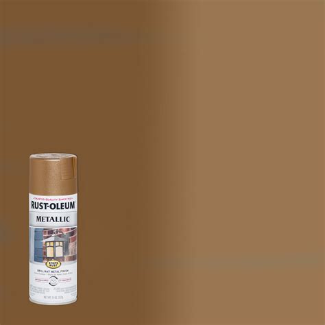 Rust Oleum 11 Oz Antique Brass Metallic Finish Spray Paint