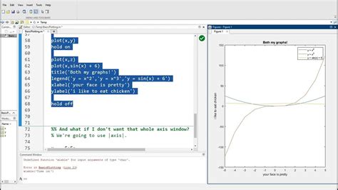 Basic Plotting In Matlab Youtube