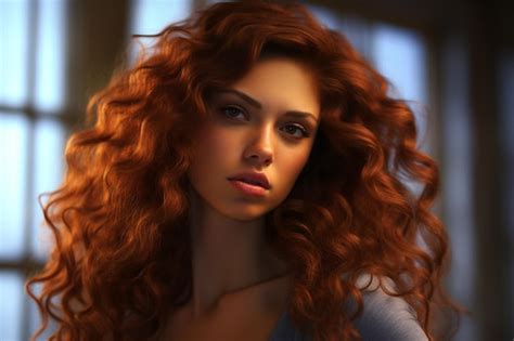 Premium Ai Image Curly And Wavy Hair