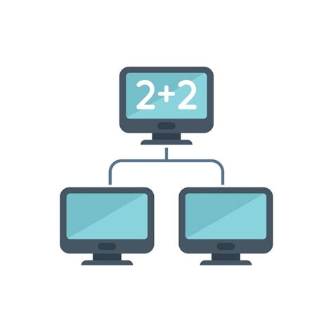 Online Class Network Icon Flat Vector Book Study 17330401 Vector Art