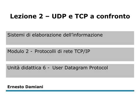 ppt differenze tra udp e tcp 1 powerpoint presentation free