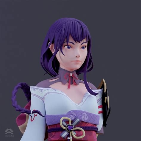 Fanart Modeling Raiden Shogun Finished Projects Blender Artists