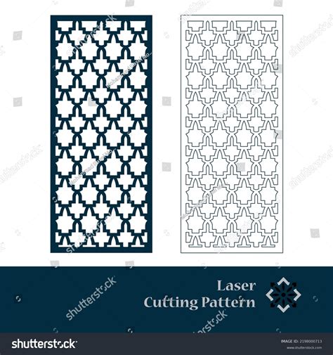 Laser Cnc Cut Pattern Vector Template Stock Vector Royalty Free 2198000713 Shutterstock