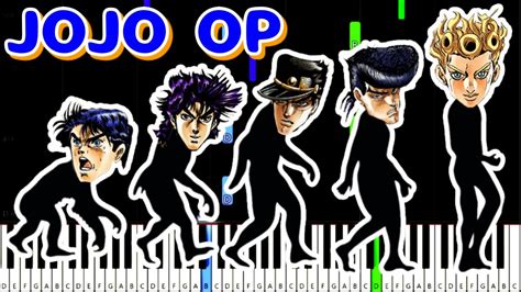 Evolution Of Jojo Music Jojos Bizarre Adventure Op Part1 5 And