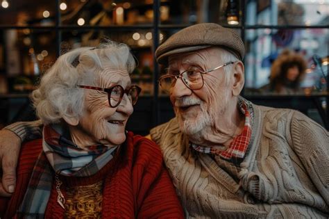 Premium Photo Elderly People A Man And A Woman Love Between The Adult Generation Old Age