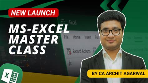 Ms Excel Masterclass