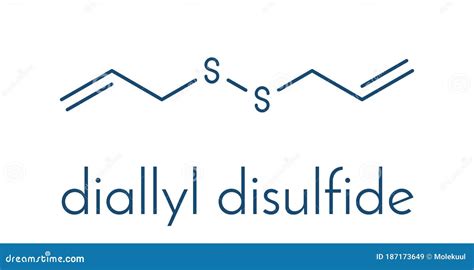 Diallyl Disulfide Dads Molecule It Is Organic Disulfide Found In