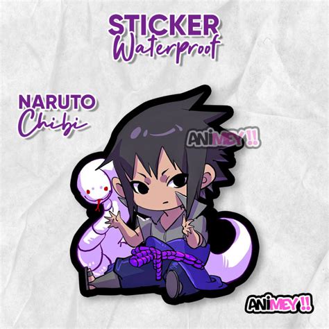 Stiker Naruto Chibi Sticker Anime Waterproof Lazada Indonesia